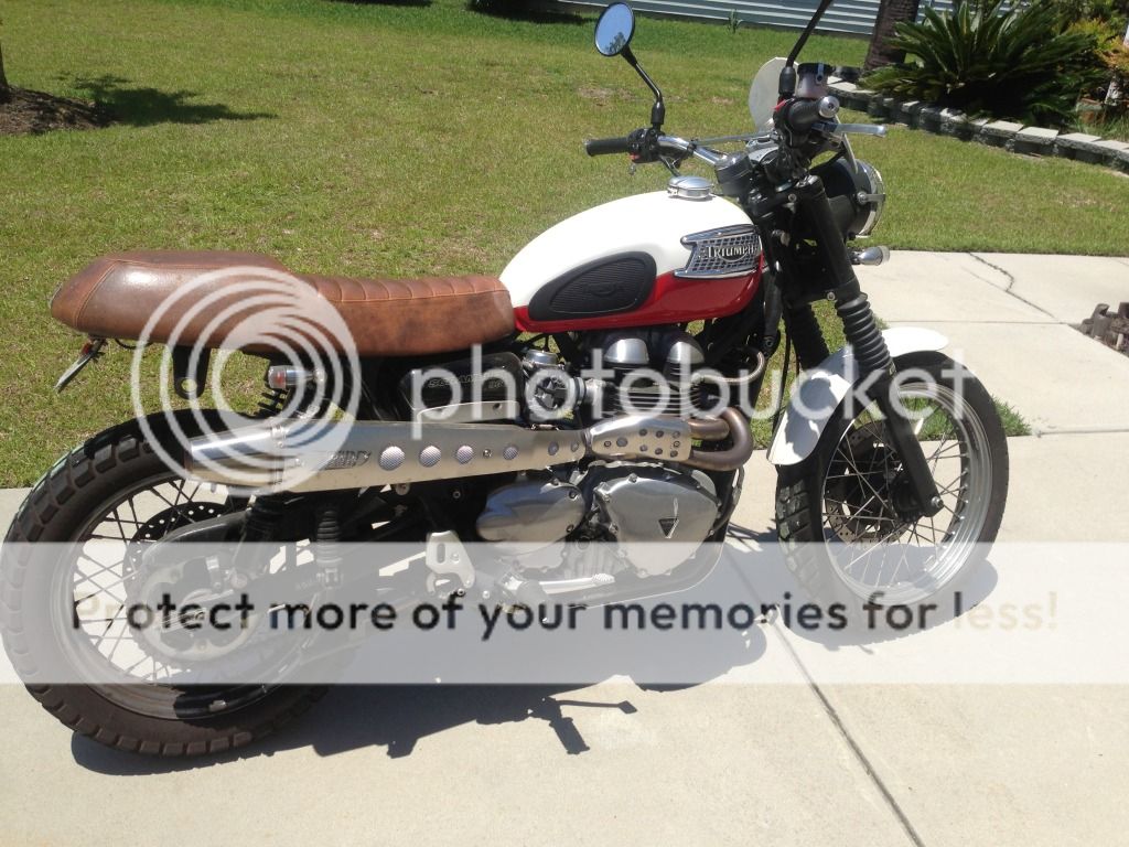 Custom Scrambler with polished aluminum tank? | Triumph Rat Motorcycle ...