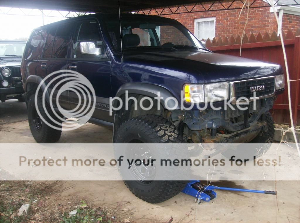 my wifes amigo straight axle swap | Isuzu SUV Forum